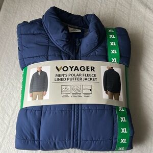 voyager | Jackets & Coats | Voyager Mens Polar Fleece Lined Puffer ...